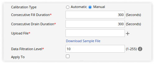 Calibrate Fuel Sensor