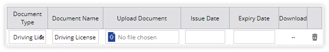 Manage Driver Documents