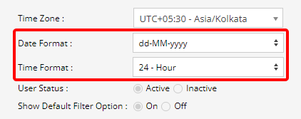 Change Date and Time Format