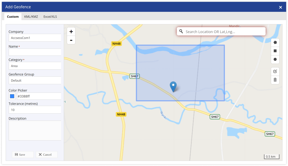 How to set up geofence to geofence trip report?