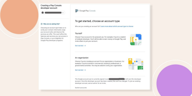 How to create Google Developer Account