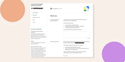How to create Google Developer Account
