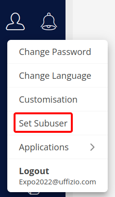Set Subuser